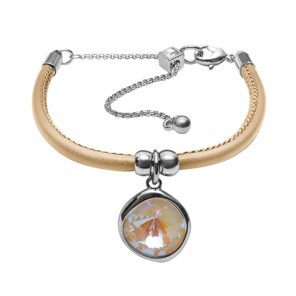 Браслет, хрусталь, кристалл, стразы, кристаллы Swarovski