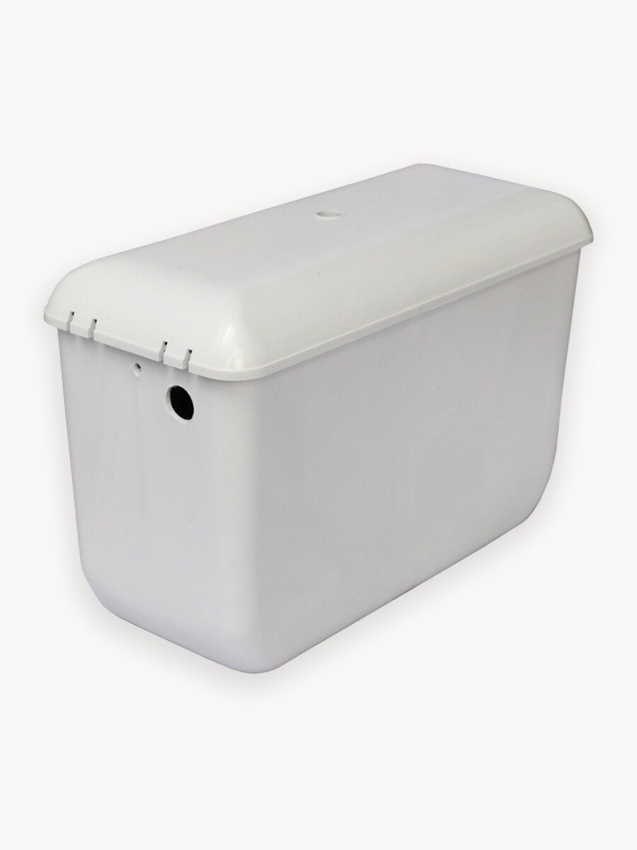 Бачок для унитаза пластиковый верхнего расположения с арматурой d-40 36152