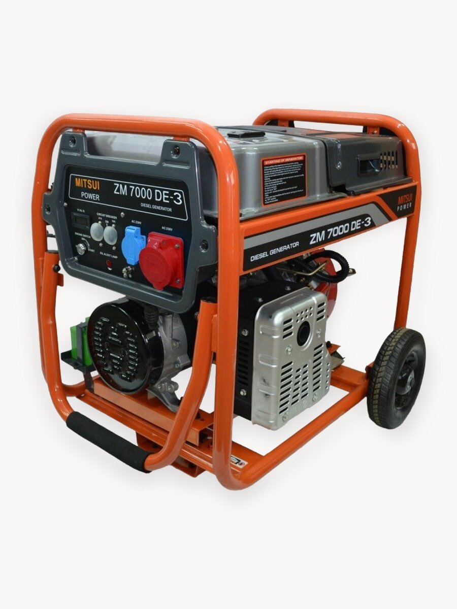 Дизельный генератор MITSUI POWER ECO ZM 7000 DE-3 (мощность 6,5 кВт)