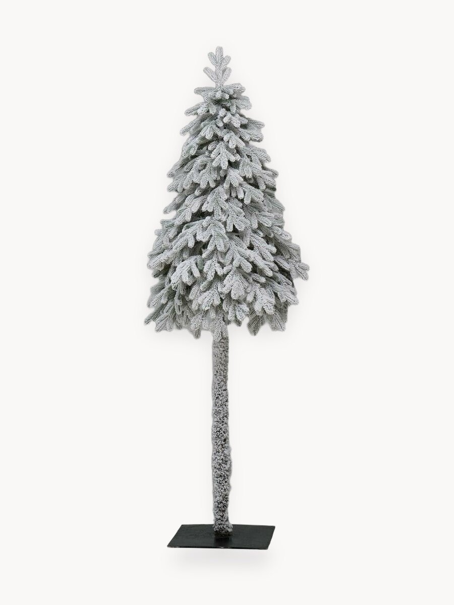 Елка искусственная на ножке Тароко заснеженная 150 см, 100% литая хвоя, ЕлкиТорг (198150)