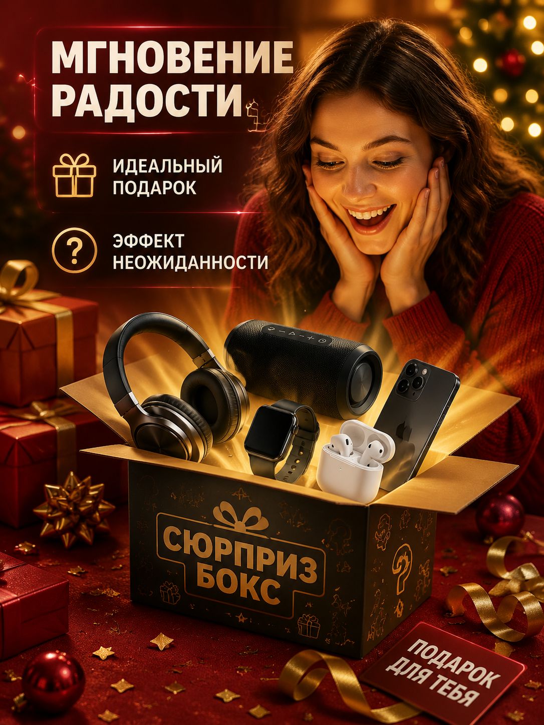 Содержит различные стили электронных аксессуаров, только один товар выдается на склад при оформлении заказа и не может быть выбран