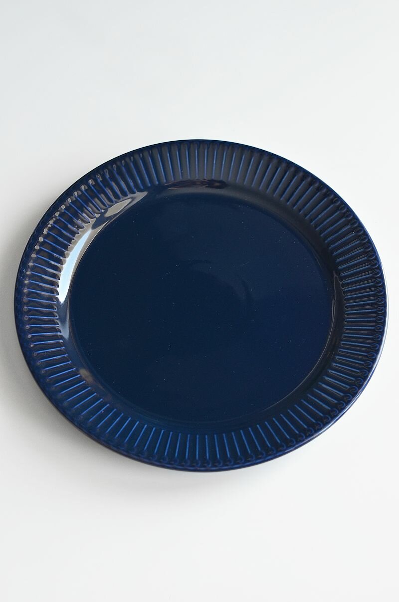 Тарелка, Шведский Дом, SIDOPLATTA (стриммиг в икеа, STRIMMIG IKEA), 27 см, синий