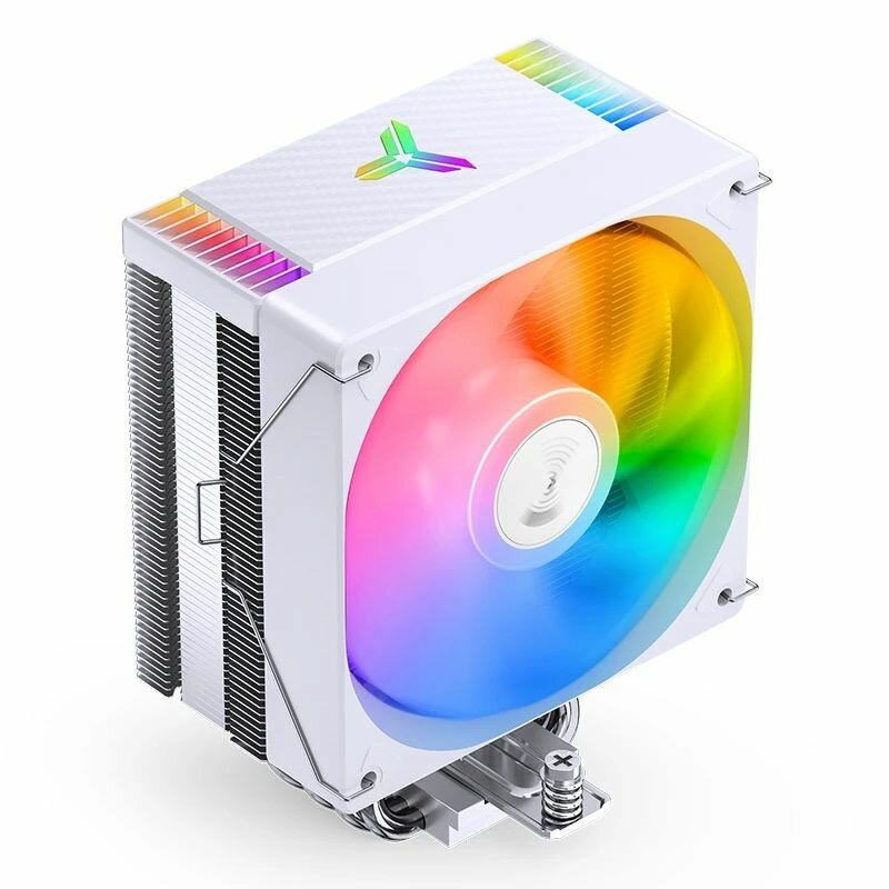 Кулер для процессора JONSBO CR-1000 MAX V2 ARGB White LGA1851/1700/1200/115X/AM5/AM4, TDP 230W, PWM, 120mm ARGB LED Fan, 6 тепловых трубок, белый, 4-pin