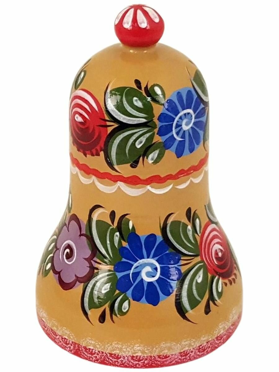 Шкатулка Колокольчик-2, Городецкая роспись, ручная авторская работа