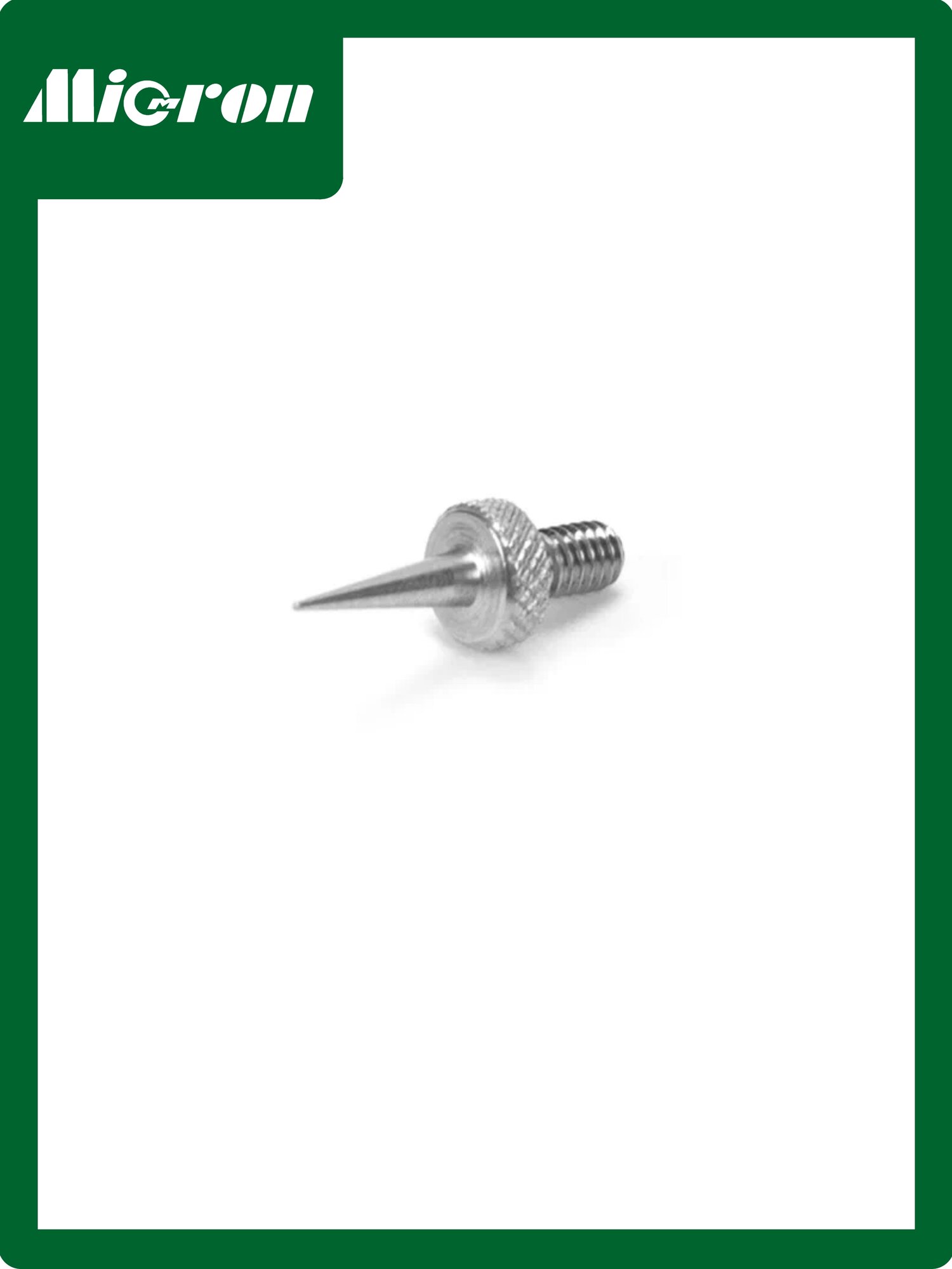Наконечник для индикатора Micron J1 (R 0,15x7) (резьба М2,5х0,45)
