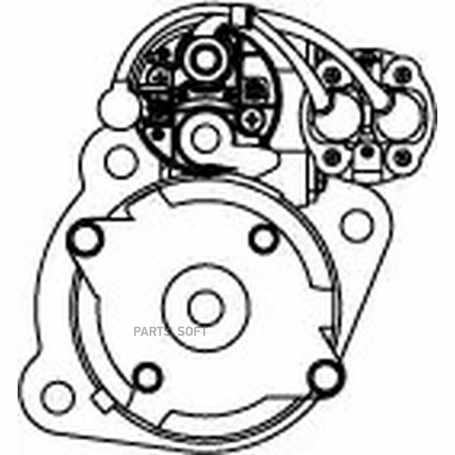 Стартер 24V / 6,0kW / M3, YUTONG, DEUTZ, WEICHAI (аналог 13039197, 13031981, 13031962, 13031589, 130 от официального дистрибьютора, PRESTOLITE-ELECTRIC, артикул M93R3015SE