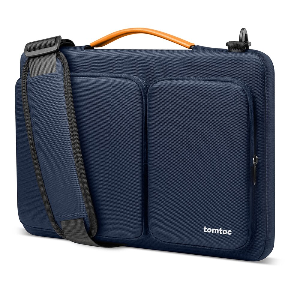 Tomtoc сумка для ноутбука 16" (Win) через плечо, Defender-A42 Laptop Shoulder Briefcase, синяя