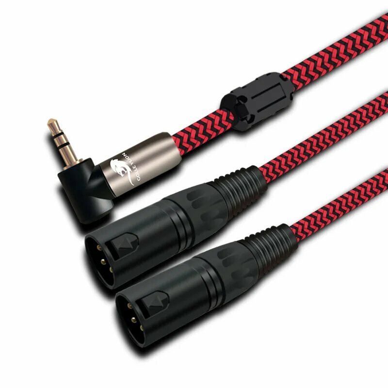Аудио кабель Mini Jack 3.5 мм - Dual XLR 10m