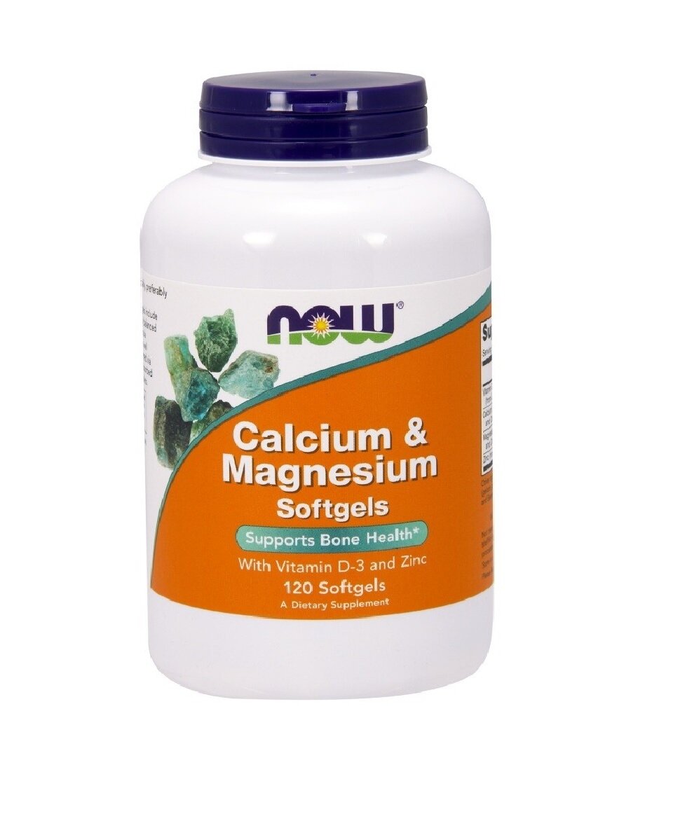 Кальций & Магний с Витамином Д-3 и Цинком Calcium & Magnesium with Vitamin D3 and Zinc 120 капс (NOW)