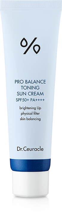 Dr. Ceuracle Pro Balance Toning Sun Cream SPF 50+ PA Солнцезащитный тонирующий крем с пробиотиками 50 мл