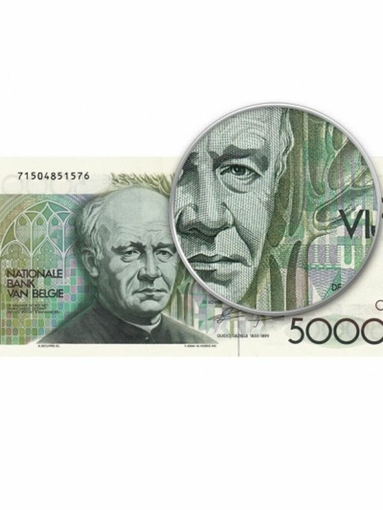 5000 франков 1982 Бельгия, копия