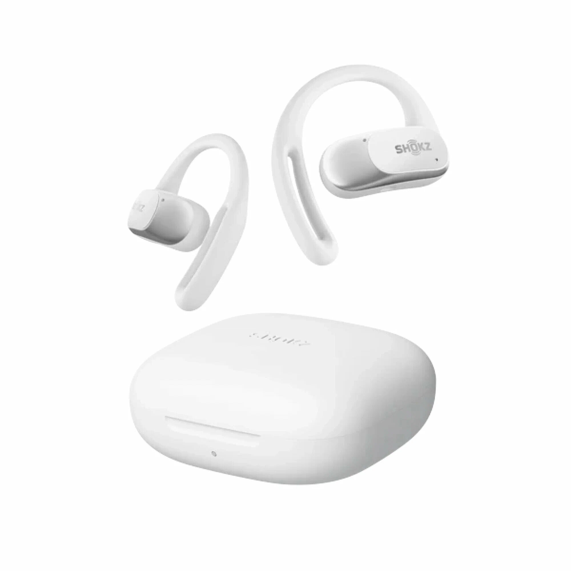 SHOKZ OpenFit Air T511 белый - открытые беспроводные наушники Bluetooth с микрофоном