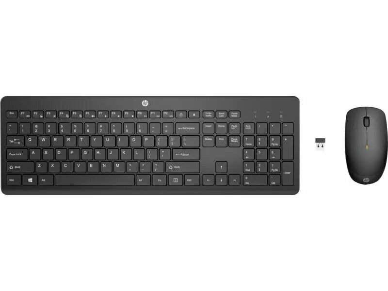HP Комплект клавиатура и мышь беспроводная , черный