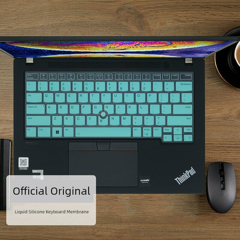 Мятно-зеленая полупрозрачная клавиатурная накладка для ноутбука ThinkPad X1 Carbon 2018 6-е поколение 14 дюймов