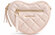 Сумка CHARLES & KEITH, фактура плетеная, светло-розовый