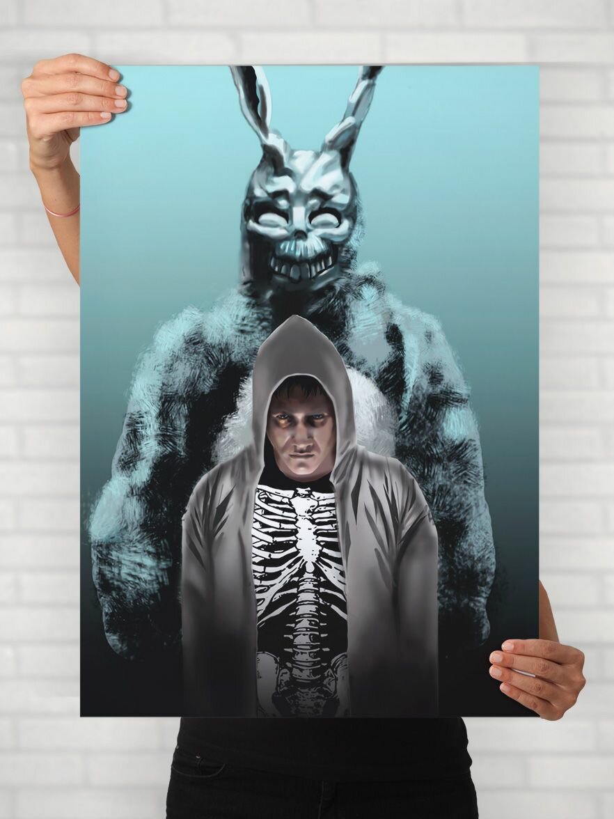 Плакат на стену для интерьера Donnie Darko (Донни и Фрэнк 5) - Постер по фильму кино формата А1 (60x84 см)