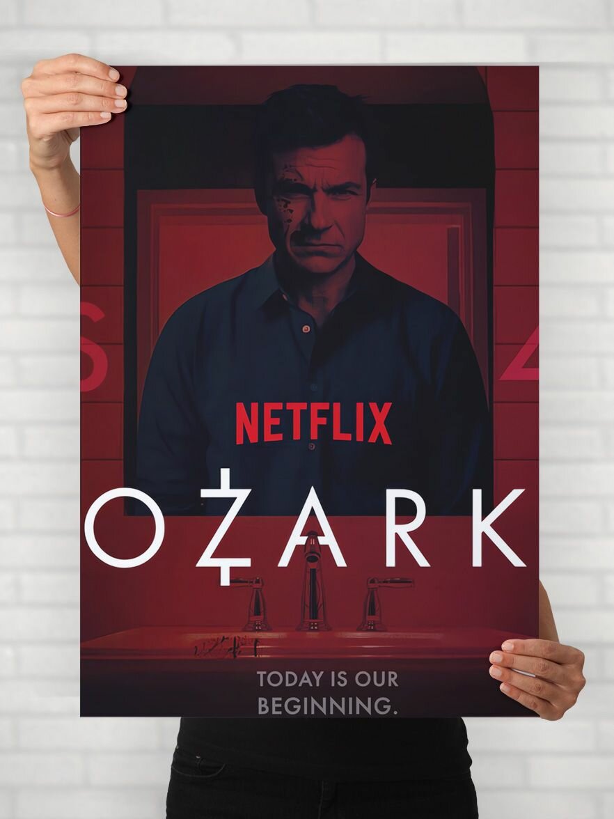Плакат на стену для интерьера Озарк (Марти Берд 4) - Постер по сериалу формата А1 (60x84 см)
