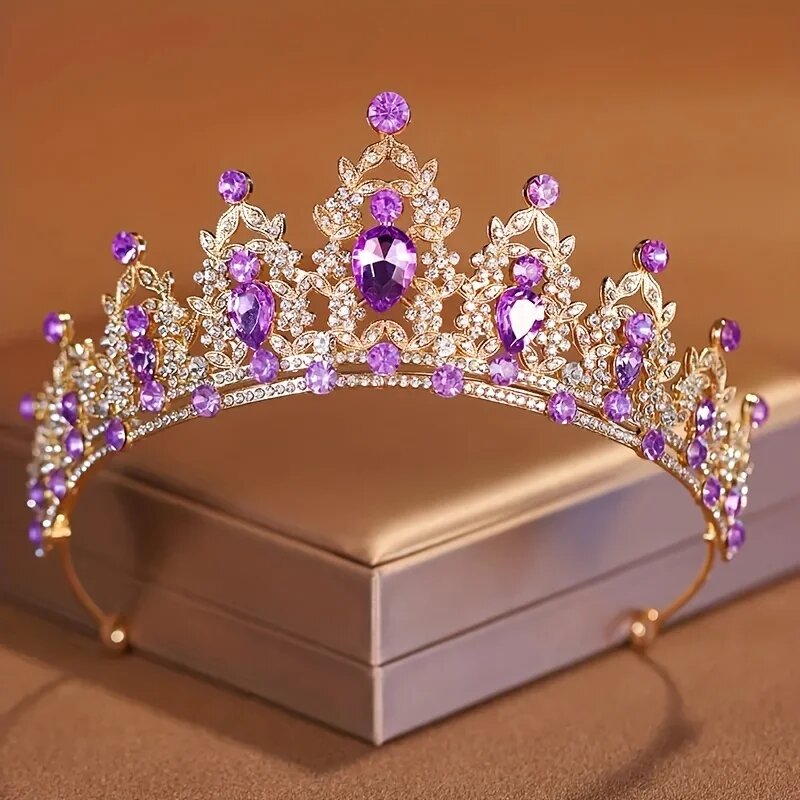 Хрустальная диадема TUANMING Фиолетовый, Purple