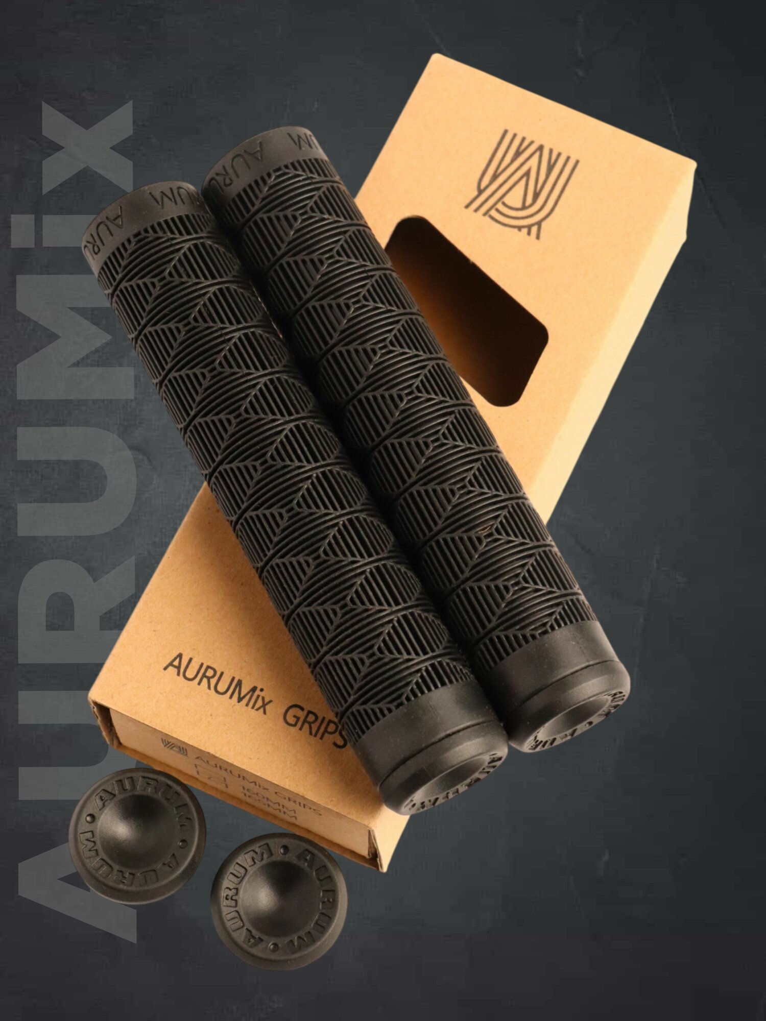 Грипсы для самоката велосипеда bmx Katana 150 - черный