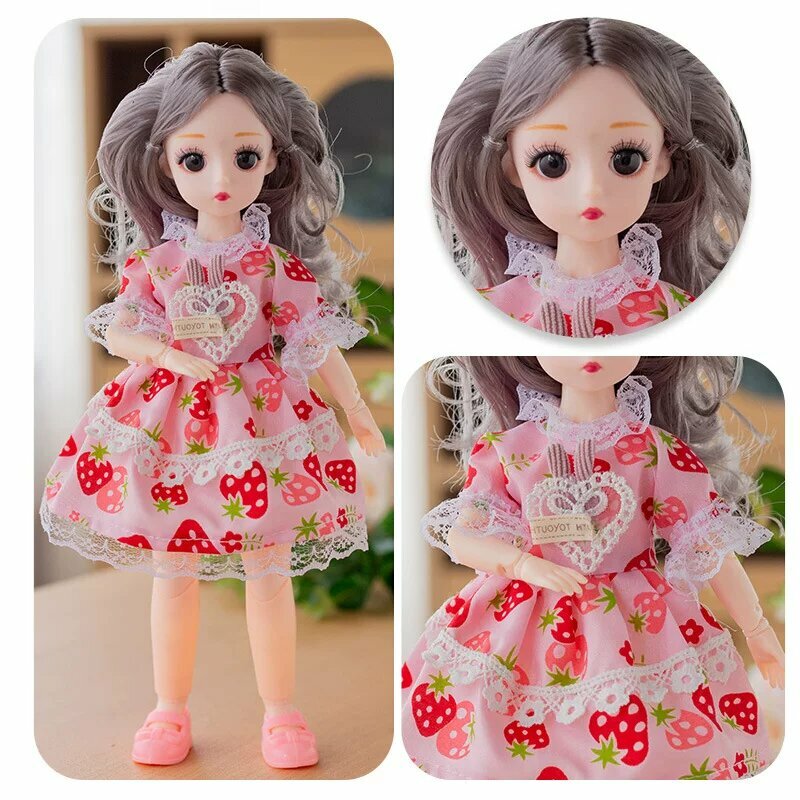 Набор игрушек для девочек 30cm Doll Toy: имитация принцессы, которая может петь и переодеваться, подарок на день