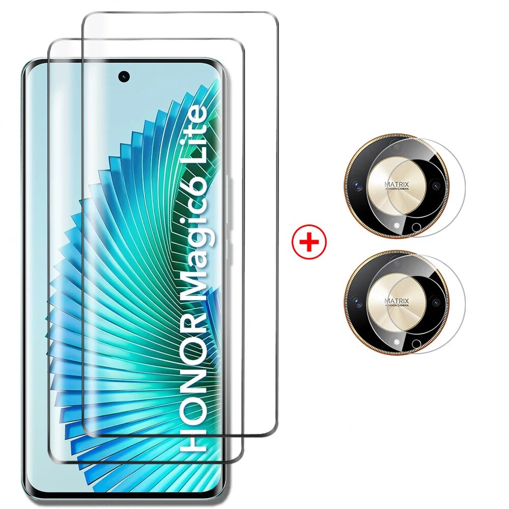 Защитное стекло для Honor Magic6 Lite, комплект 4+2
