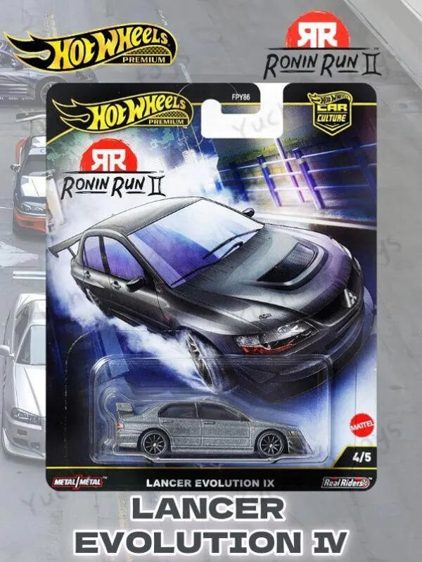 Набор Hot Wheels Premium RONIN RUN 2 : 1 коллекционных авто LANCER EVOLUTION IV (лимитированная серия)