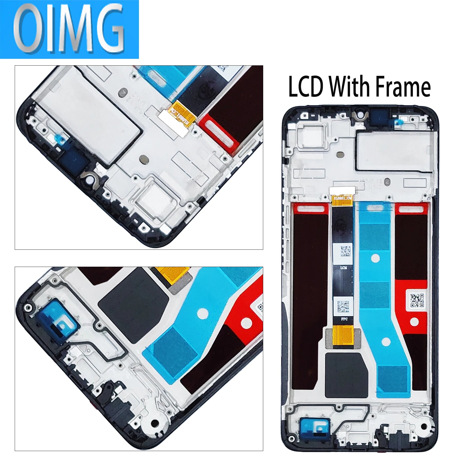 6.74" ЖК-дисплей с рамкой для OPPO Realme C51 RMX3830