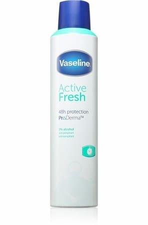 Дезодорант-антиперспирант Vaseline Active Fresh, спрей, 250 мл