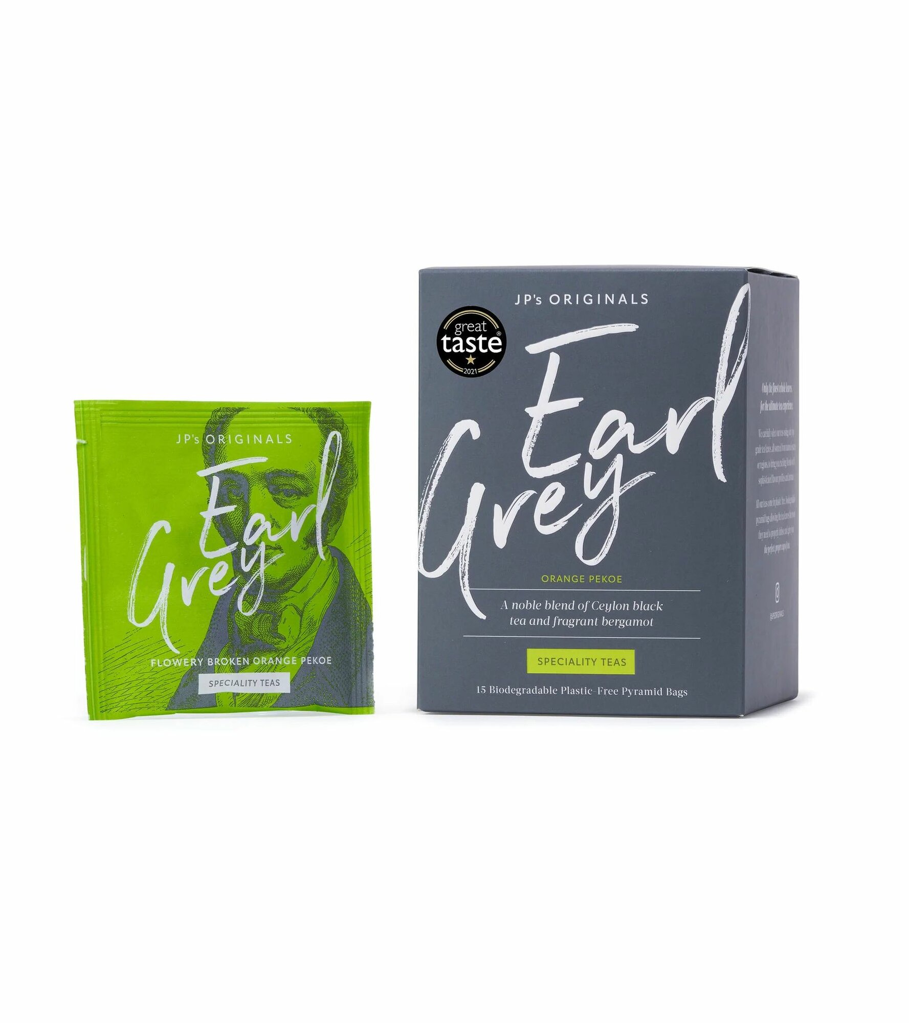 Jp's Originals Чай в пакетиках EARL GREY 15шт