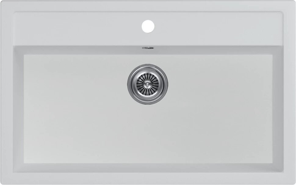 Кухонная мойка KuchenStern Ku-Granit Top 80 107WH10 81,5x51 см, белый