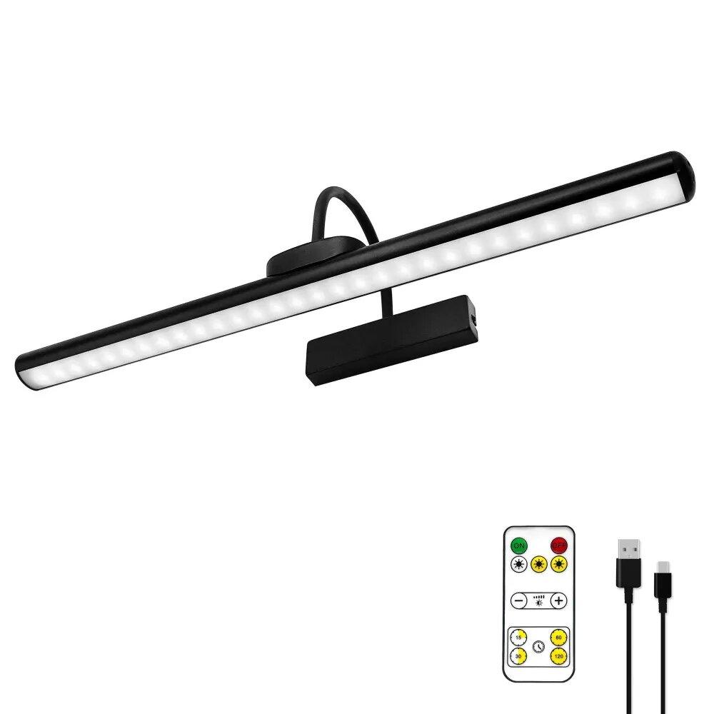 MQOUO LED Настенный светильник для кабинета с диммером и пультом ДУ