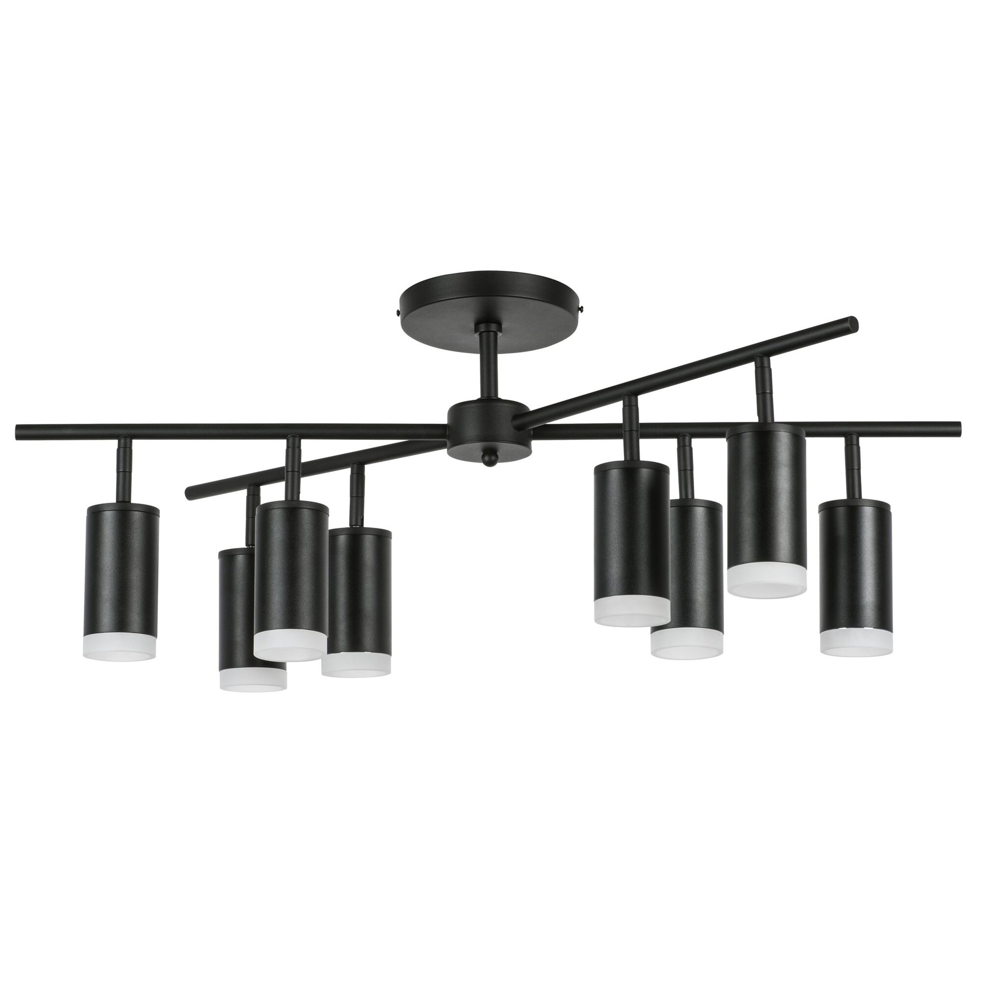 Люстра потолочная Rullo Lightstar, цвет черный/коричневый, LR7283780
