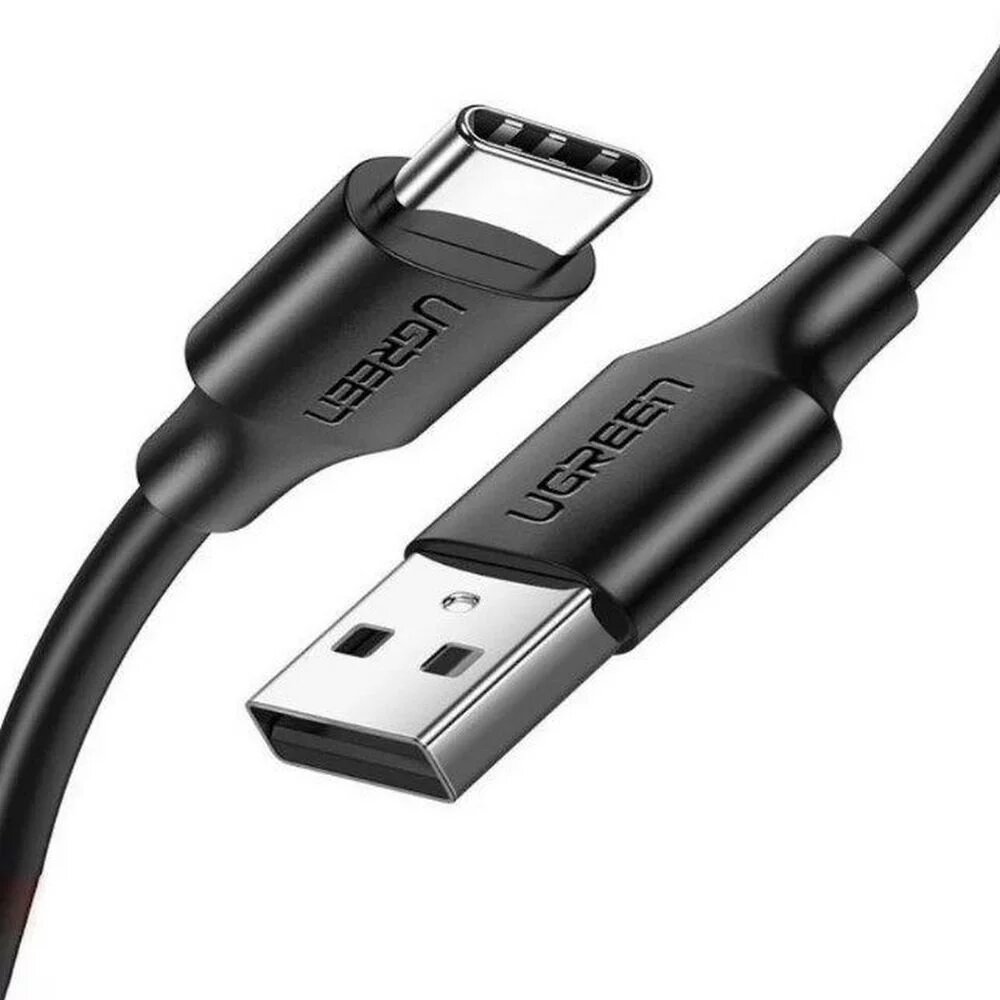 Кабель UGREEN US287, USB Type-C (m) - USB (m), 3м, 3A, черный (60826)