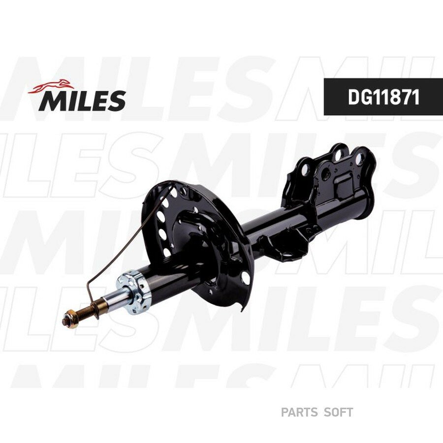MILES DG11871 Амортизатор KIA SOUL (AM) 08-14 пер. лев. газ ()
