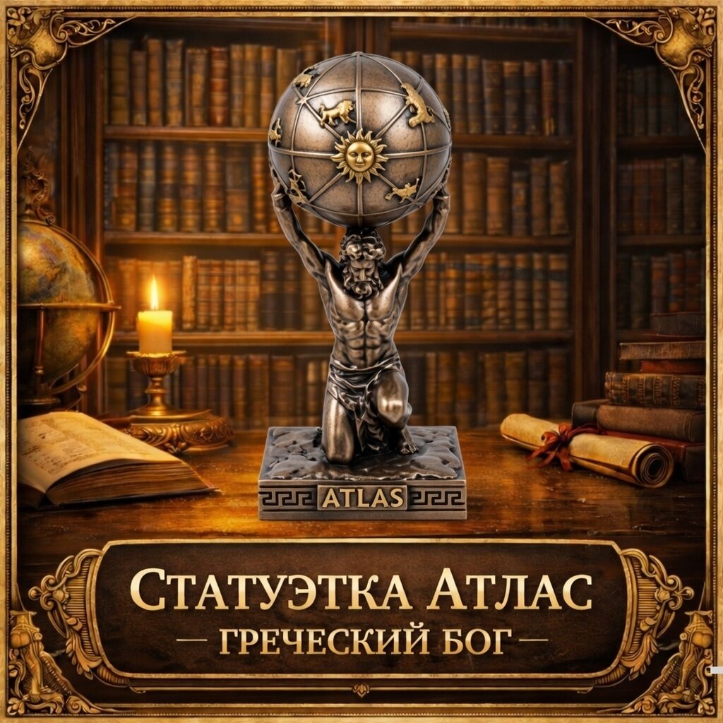 Статуэтка Греческий бог Атлас