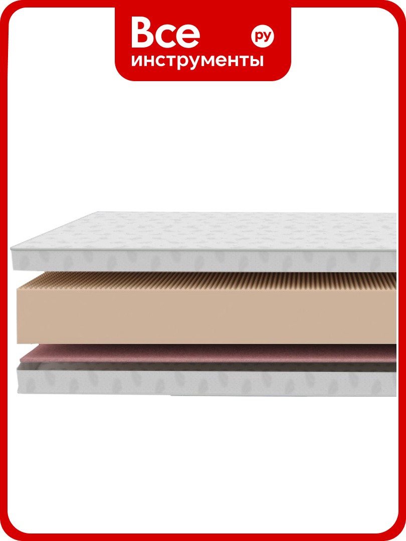 Матрас VitaFlex Vita-Sleep Ortoped 9Sk 180x200 BP-00330141 ортопедический двусторонний, средняя и повышенная жесткость