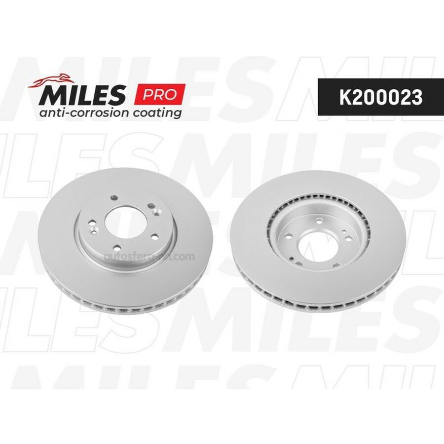 MILES K200023 Диск тормозной CHANGAN CS35 PLUS 18- пер. D 290мм. (с покрытием) PRO