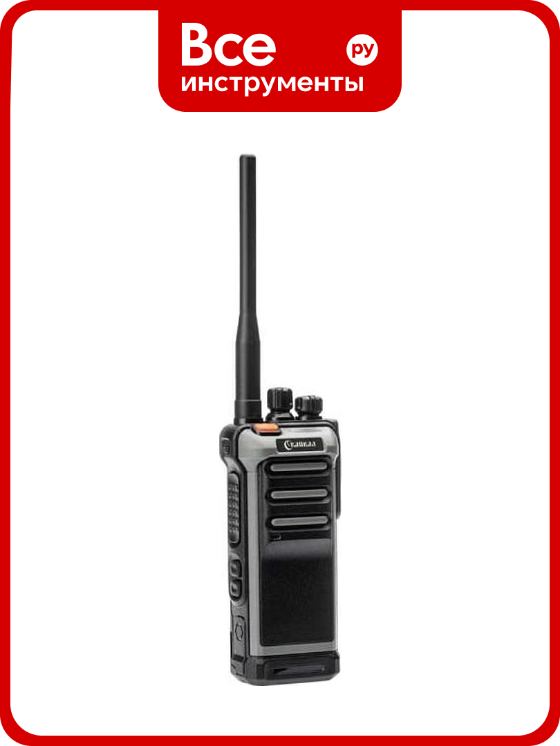 Рация Байкал -77 DMR 400-470 МГц, 32/10Вт/3000 мАч, серая 00028825