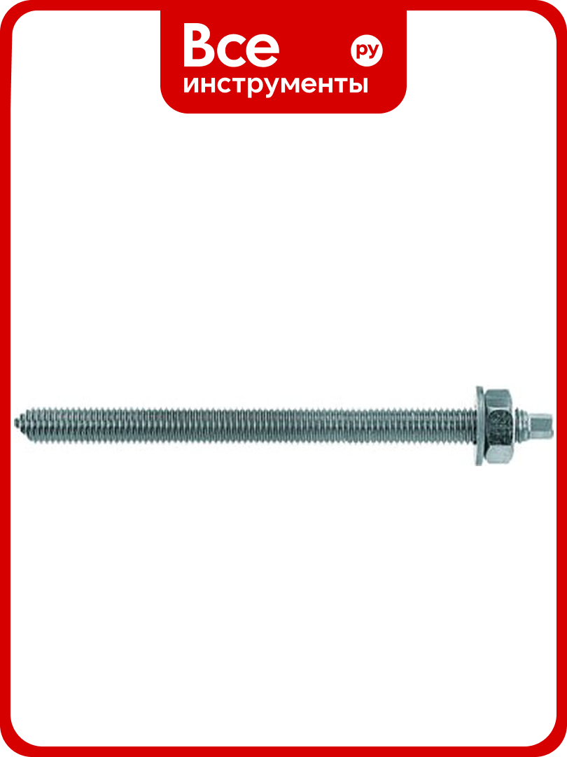 Fischer RG M 16 x 190 GVZ металл. Шпилька 10шт. 50259 – оцинкованная шпилька для анкера, коррозионная стойкость