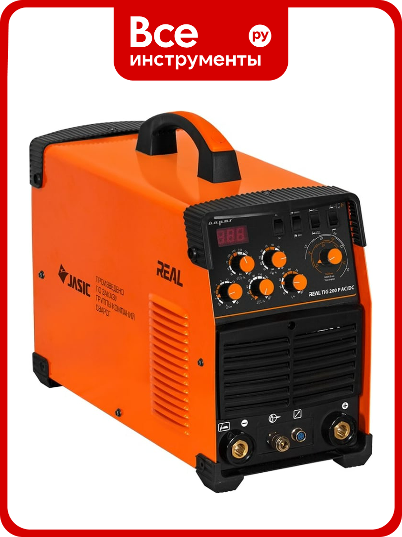 Сварочный инвертор Сварог TIG 200 P AC/DC REAL E20101, для контроля параметров аппарата