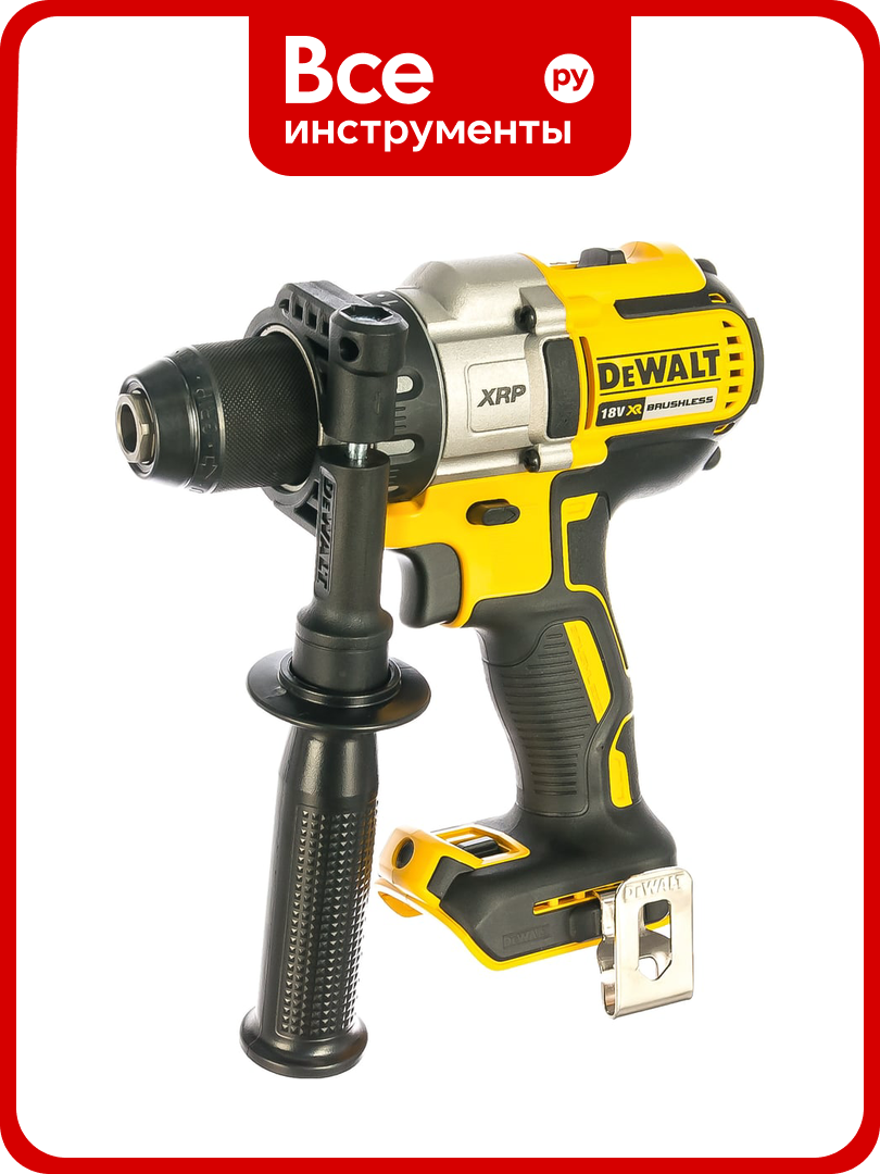 Дрель-шуруповерт DEWALT DCD991NT, для полного контроля над инструментом