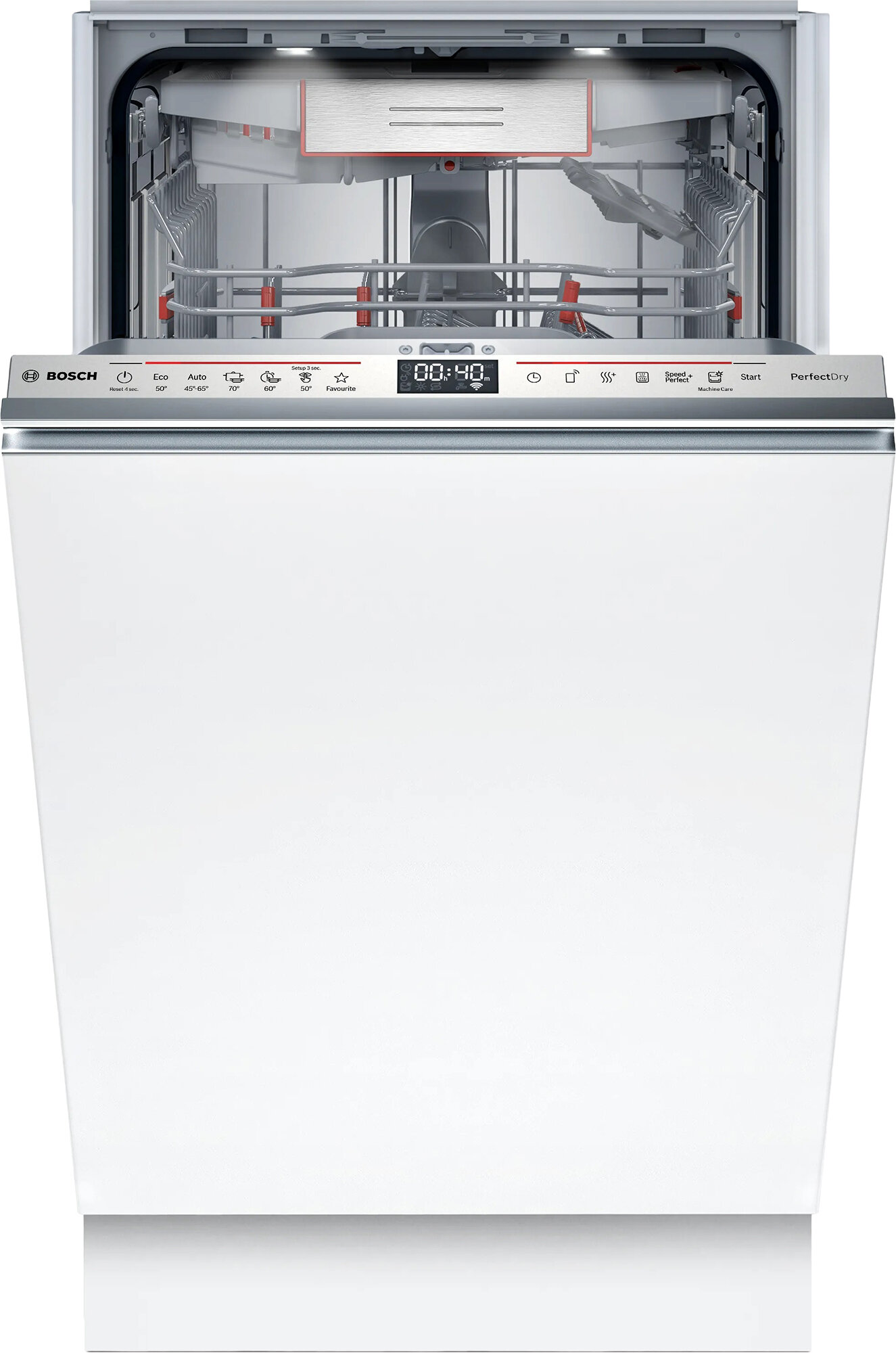 Встраиваемая посудомоечная машина Bosch SPV6ZMX17E белый/нержавеющая сталь
