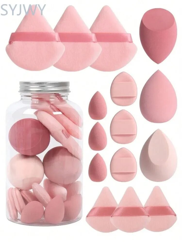 Красивое яйцо Beautyblender, Набор спонжей для макияжа, пятнадцать предметов
