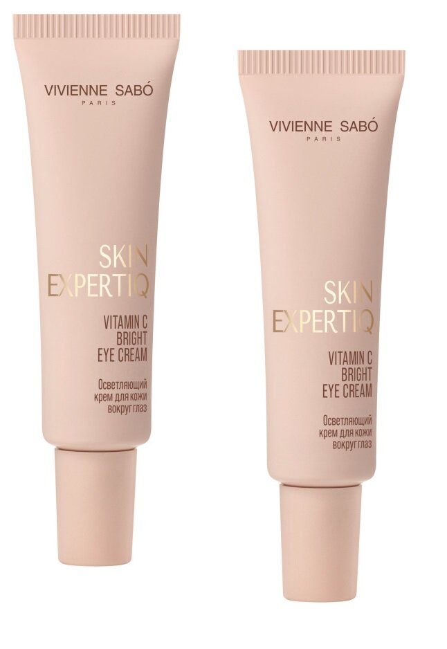 Осветляющий крем Vivienne Sabo Skin Expertiq для кожи вокруг глаз с витамином С 2шт
