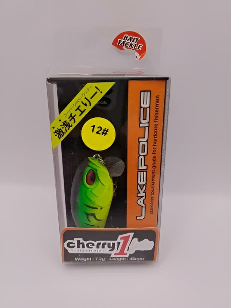 Воблер для рыбалки LAKE POLICE Jackall Cherry 1 Footer: плавающий крэнк 46 мм, 7,2 г, заглубление 0,1-0,3 м