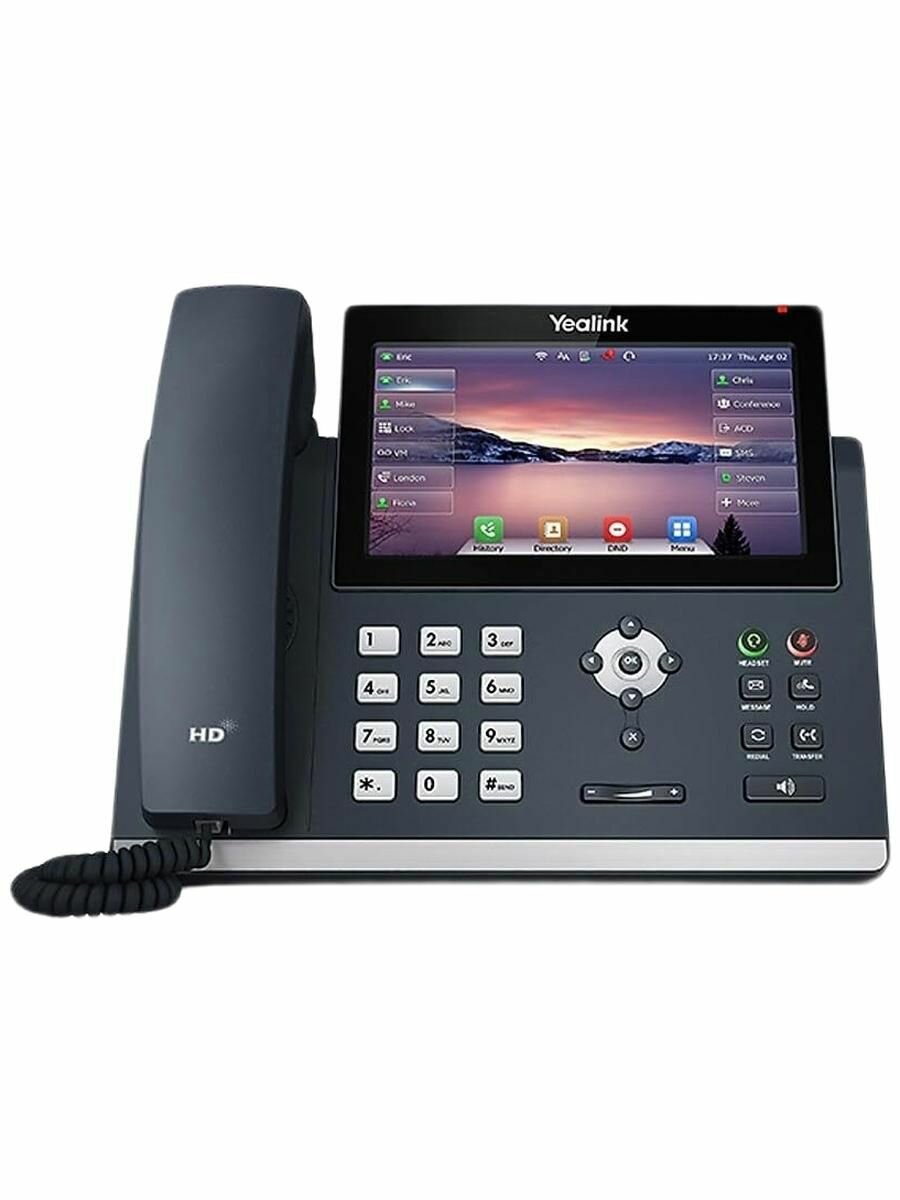 Yealink SIP-T48U IP-телефон с 7-дюймовым цветным тачскрином