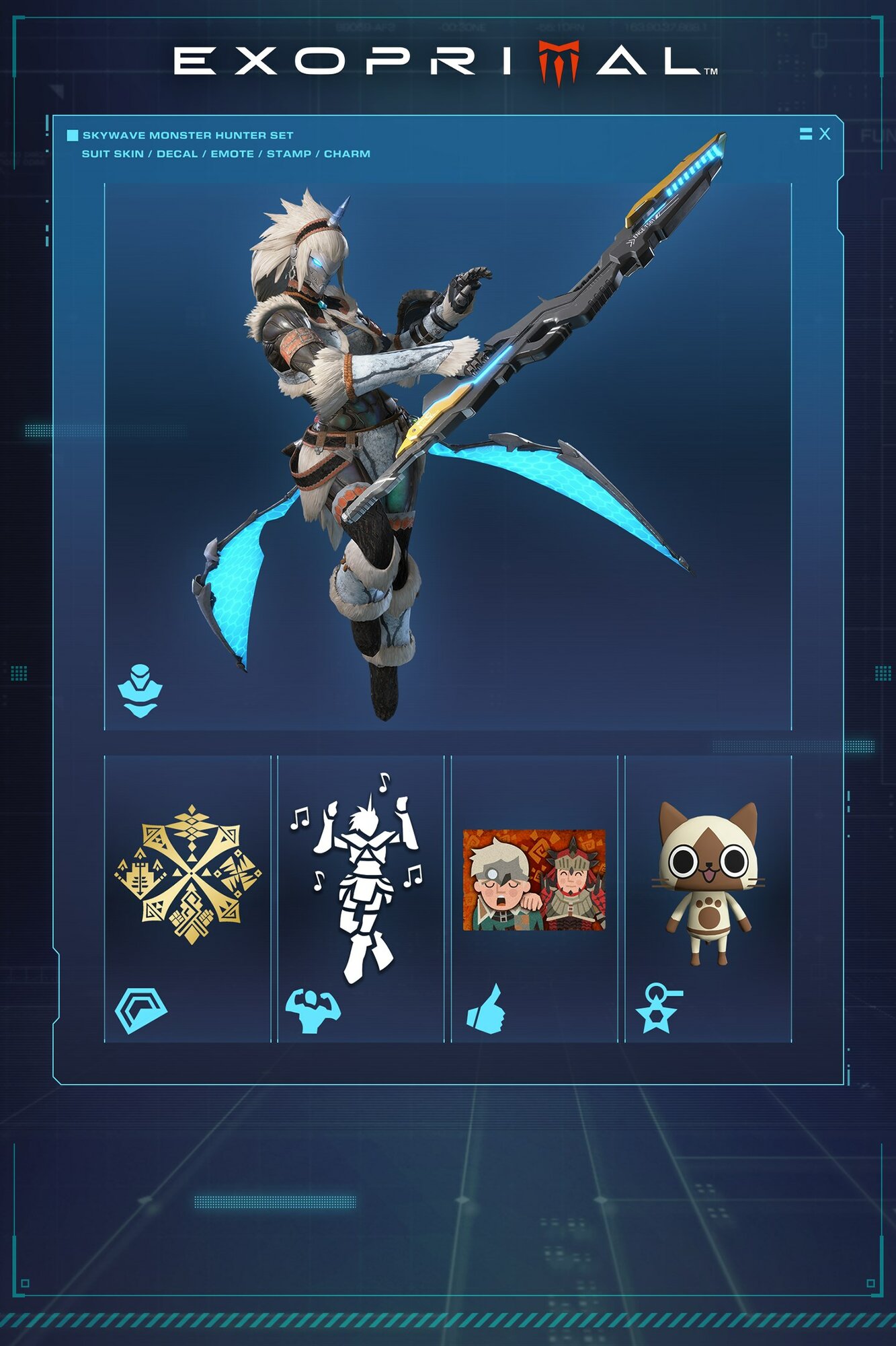 Skywave Monster Hunter Set — дополнение (DLC) для Xbox · нужна базовая игра · PC, Xbox One, Xbox Series X|S