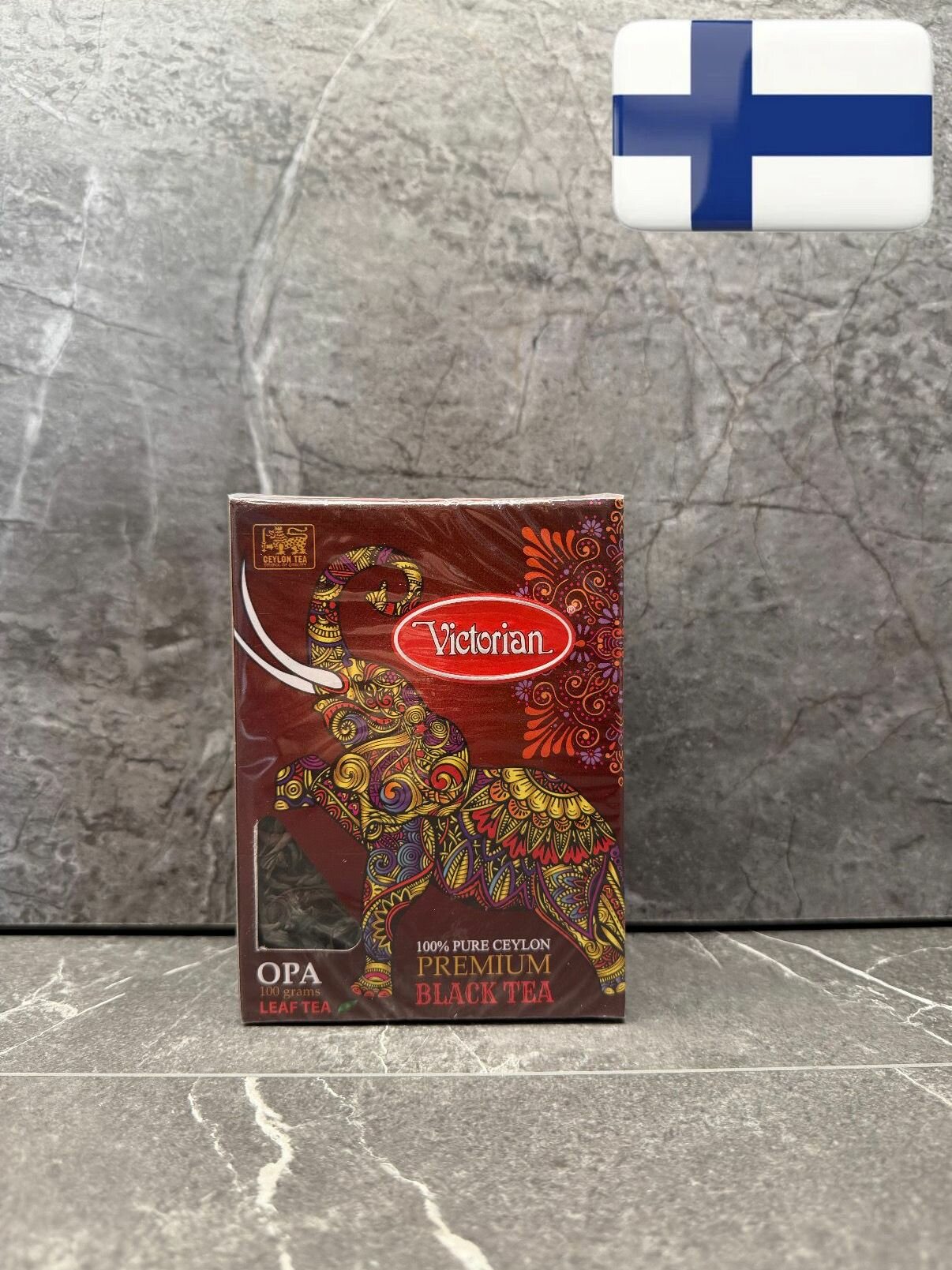 Цейлонский черный чай VICTORIAN Premium крупнолистовой 100 гр.