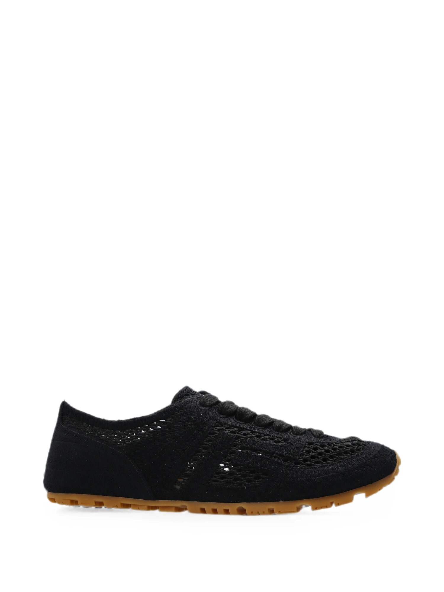 Кроссовки Crochet-knit low-top sneakers