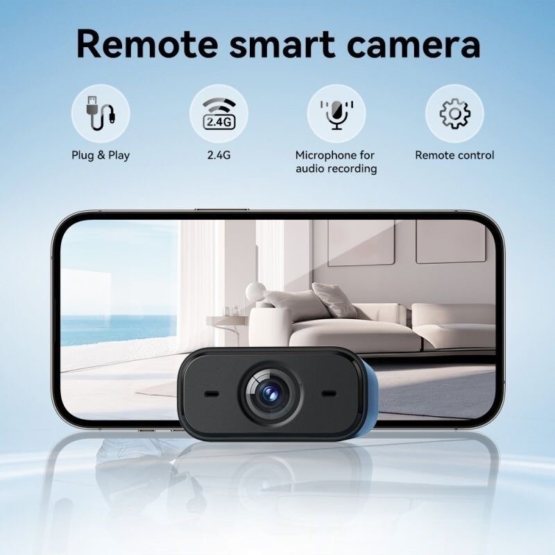 Мини Wi-Fi камера с аккумулятором, 4K, ночное видение, обнаружение движения, для домашнего видеонаблюдения